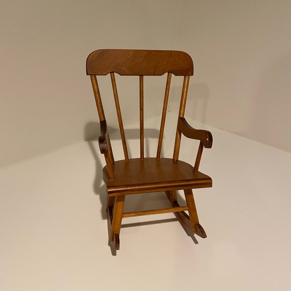 Toys | Wooden Doll Rocking Chair | Poshmark
